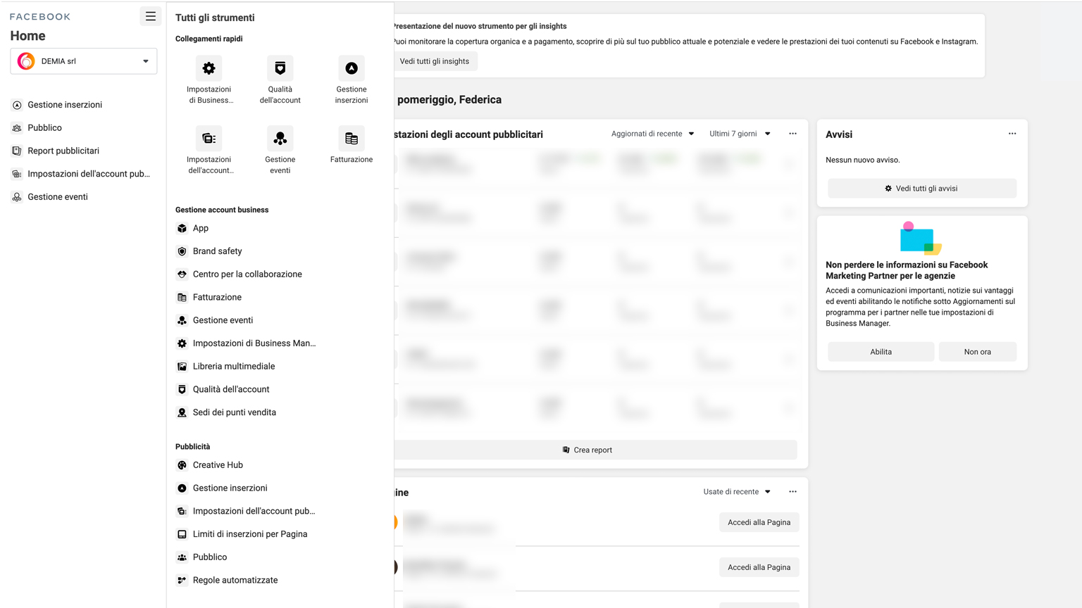 Come scaricare le fatture su Business Manager - Demia